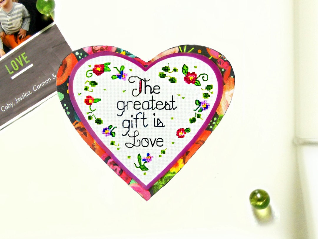 The Greatest Gift is Love, Cute Magnet, Inspirational Gift, Gift for ...