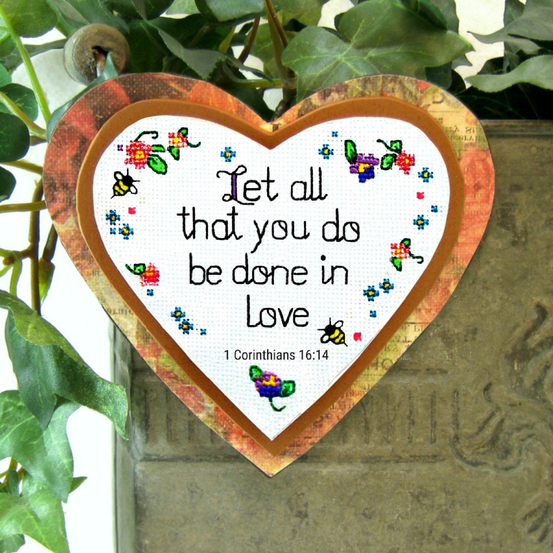 1 Corinthians 16:14 Let all you do be done in love Bible | Etsy