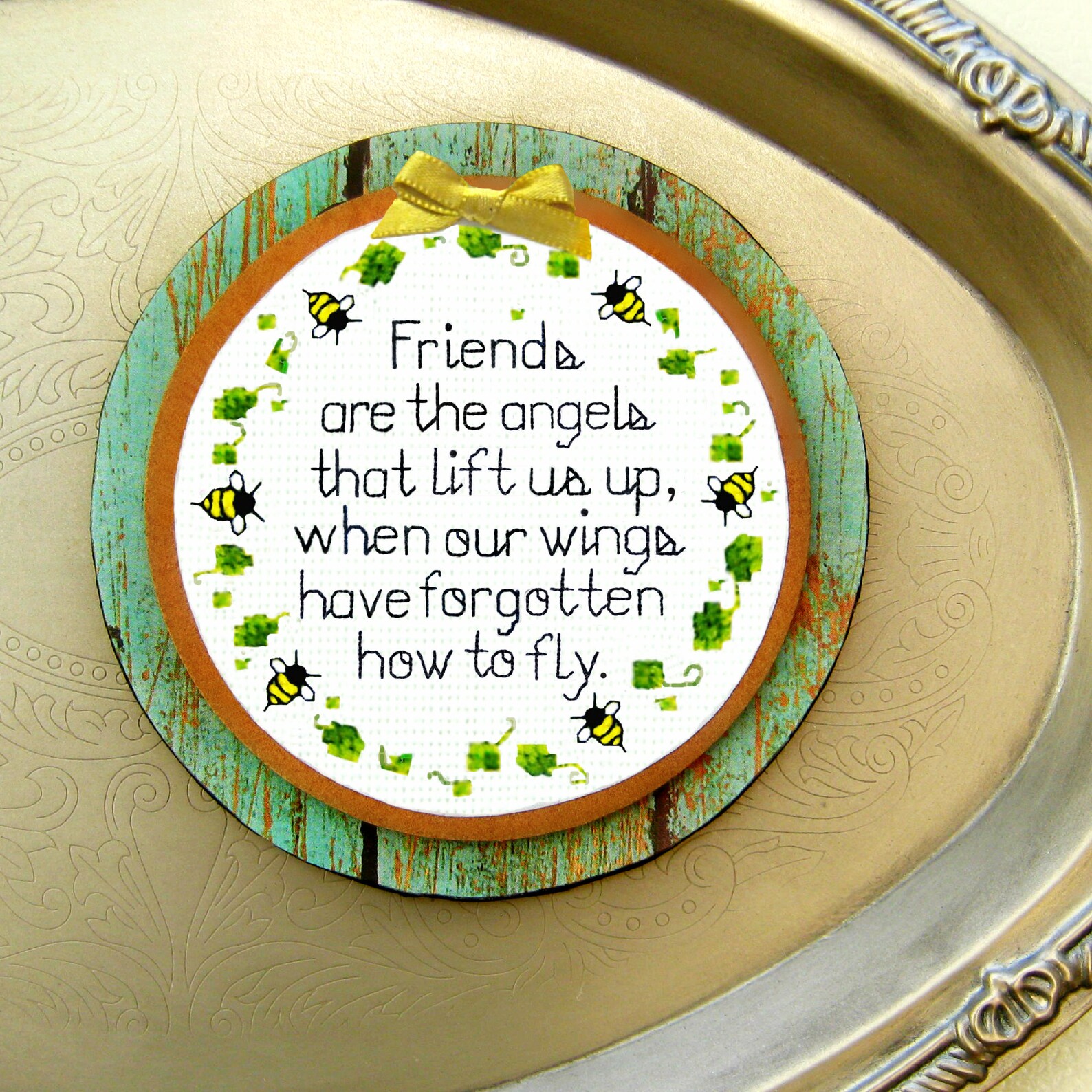 Friends Are Angels Magnet Friendship Gift Thank You Gift - Etsy