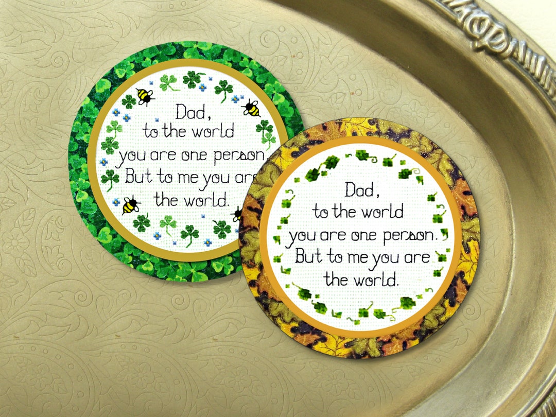 Unique Dad Gifts, Dad Quote Magnet, Gifts for Dad From Daughter, Long ...