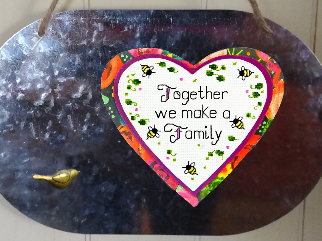 Together We Make a Family, Family Quote Magnet, Gifts for Family, New ...