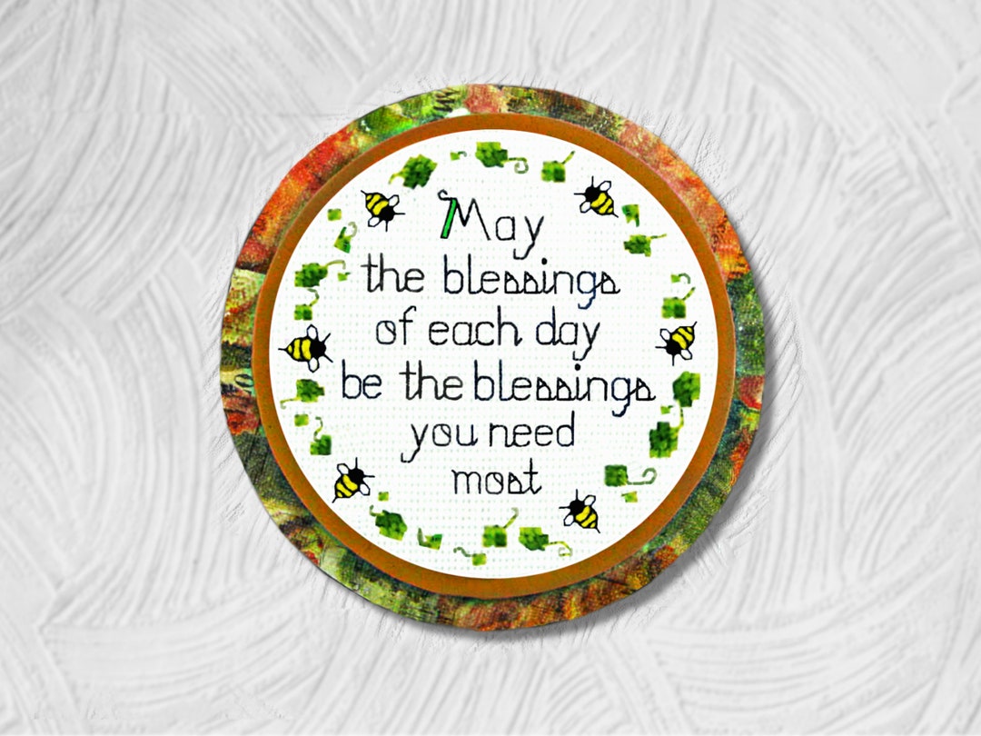 May the Blessings of Each Day, Inspirational Plaque, Christian Wall ...