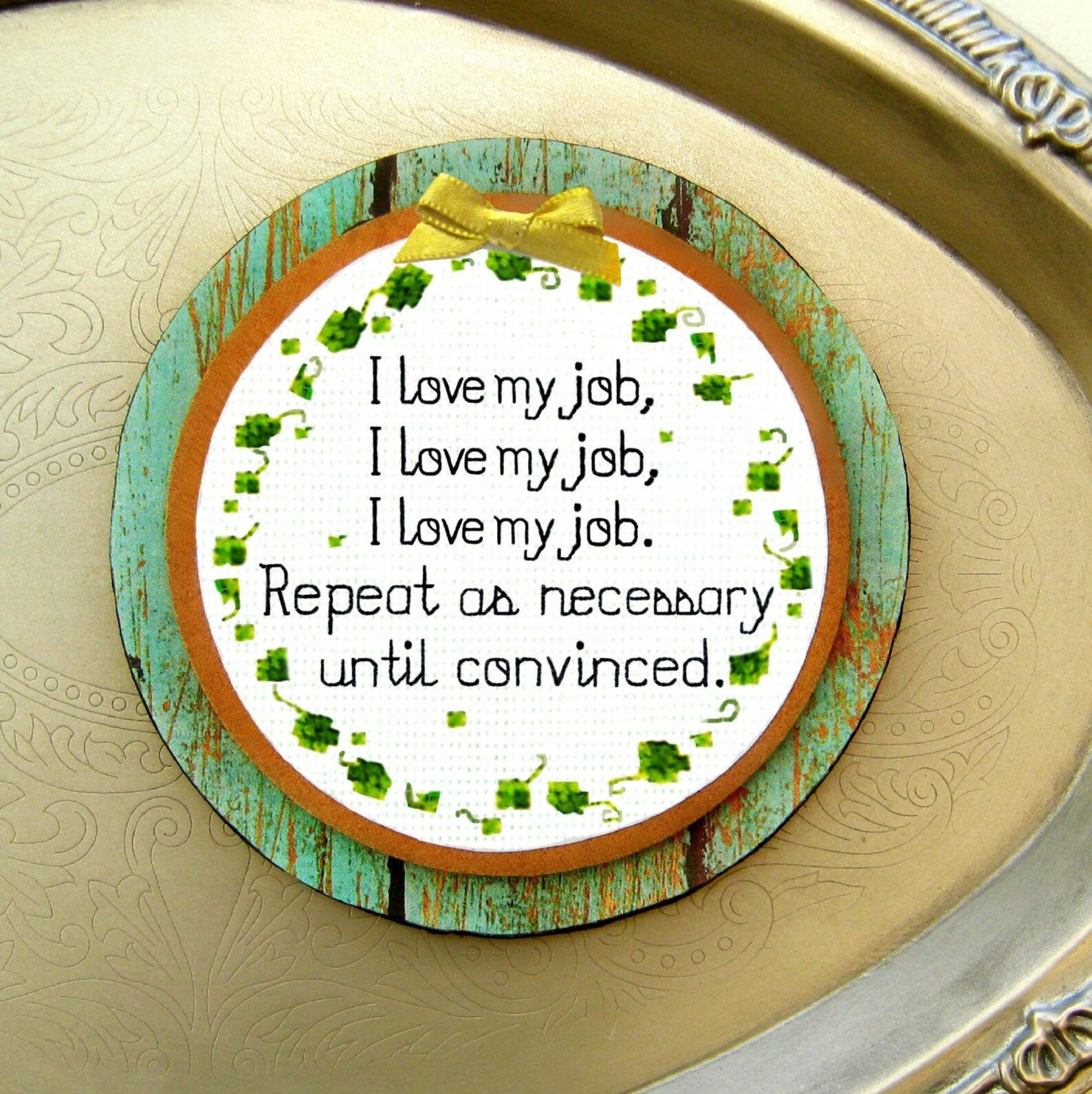 I Love My Job Magnet Sarcastic Gift Funny Office Gift Cute - Etsy
