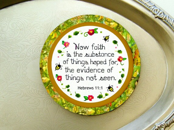 Hebrews 11:1 Bible Verse Magnet Comfort Scripture Christian | Etsy