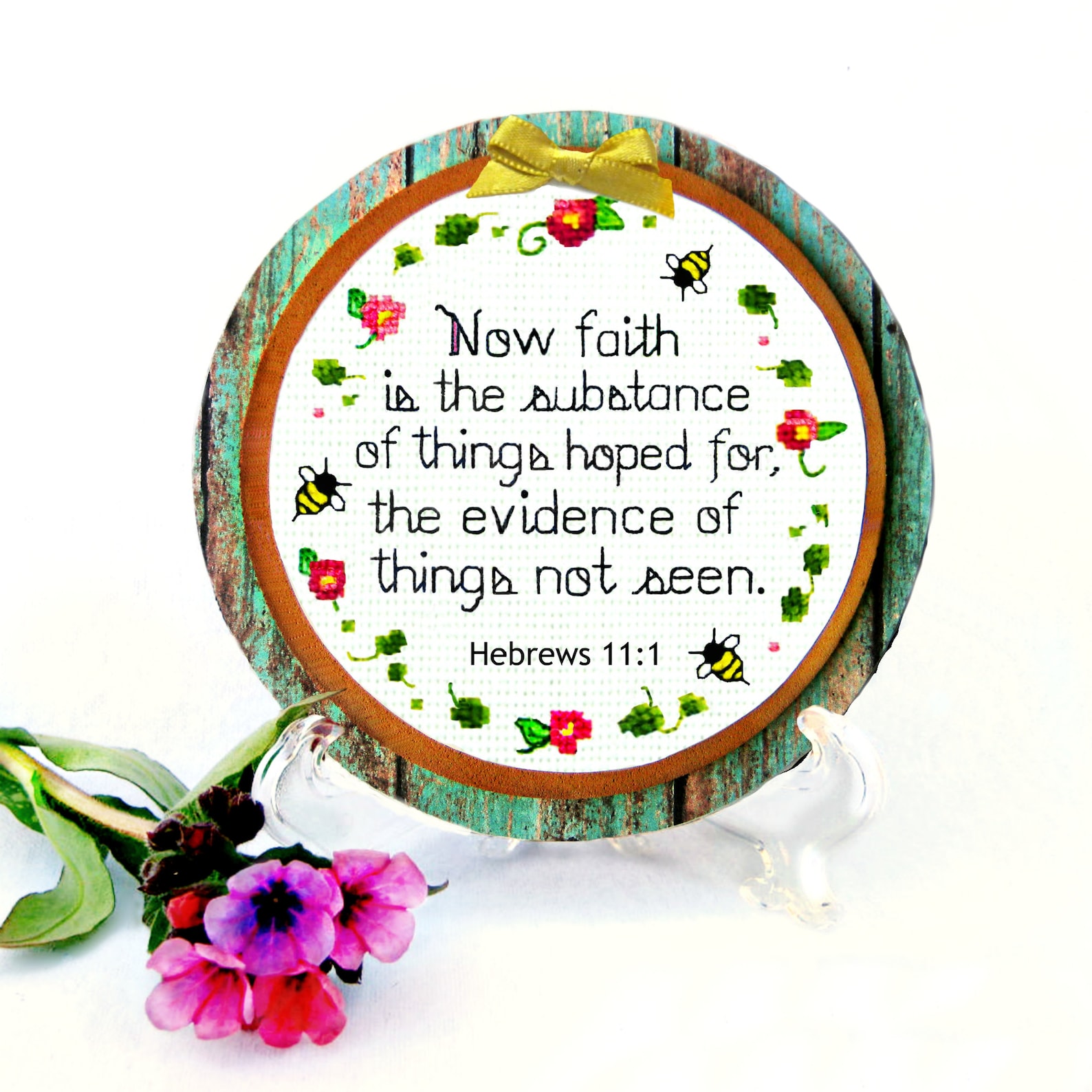 Hebrews 11:1, Bible Verse Magnet, Comfort Scripture, Christian Recovery ...