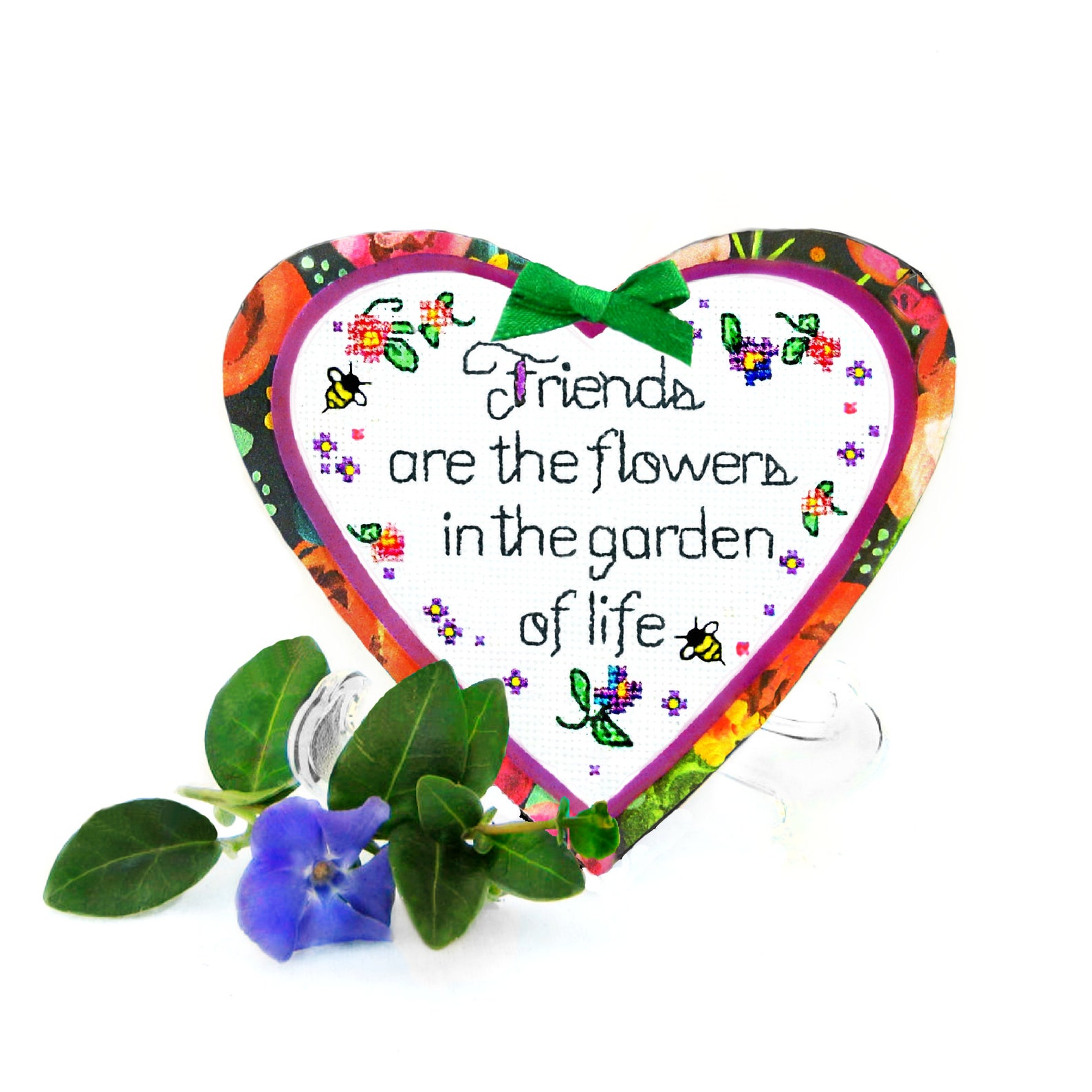 Friends Are Flowers in the Garden of Life, Magnet, Gift for Friend ...