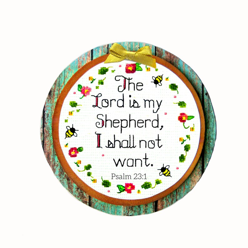 Psalm 23:1, the Lord is My Shepherd, Scripture Magnet, 23rd Psalms ...