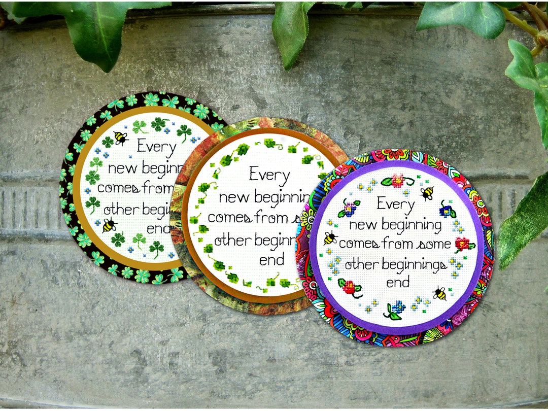 New Beginnings Gift, Inspirational Magnet, Gift for Friend in ...