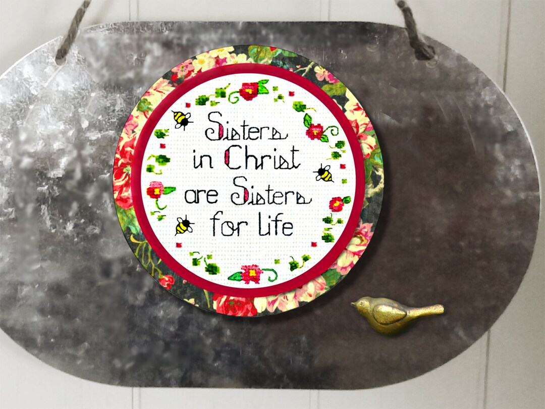 Sisters in Christ Are Sisters for Life, Magnet, Christian Friend Gift ...