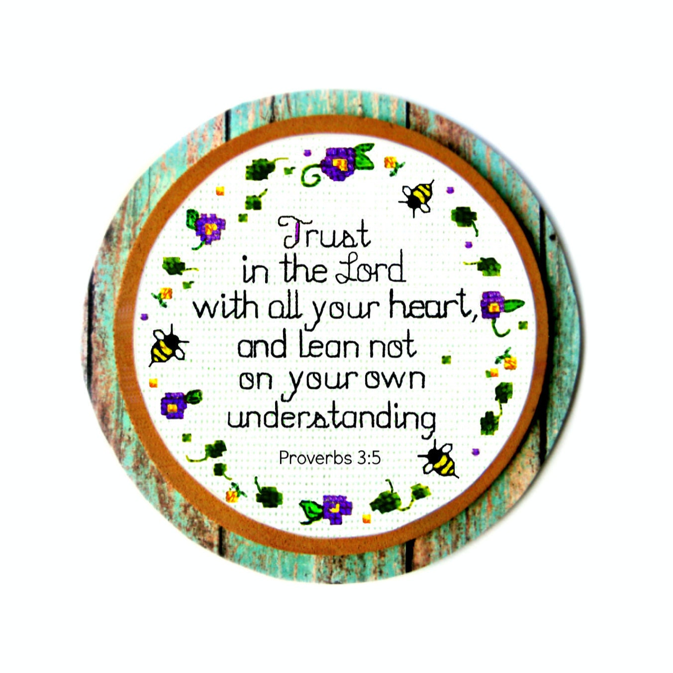 Proverbs 3:5 Trust in the Lord with all your heart Bible | Etsy