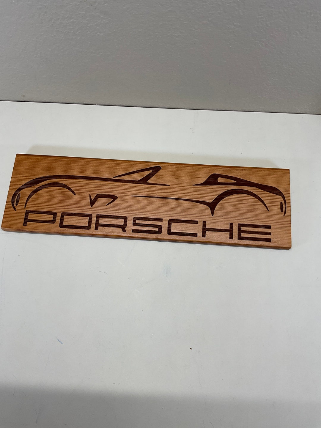 Porsche Silhouette CUSTOM Engraved Sign Reclaimed Wood - Etsy