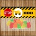 Construction Bag Toppers, Printable Construction Toppers, Construction ...