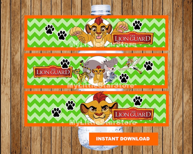 Lion Guard Thank You Tags, Printable Lion Guard Tags, Lion Guard Party ...