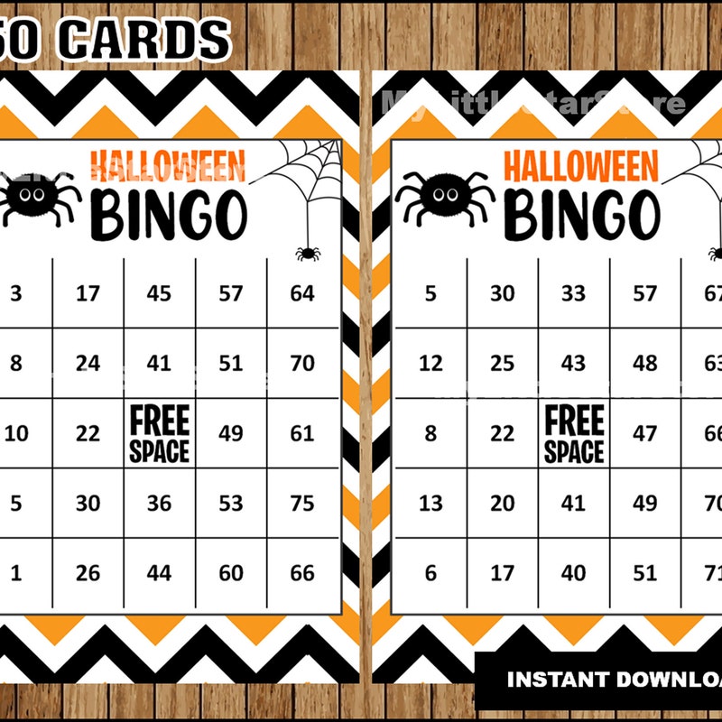 Halloween Bingo - Etsy