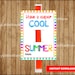 Have a Super Cool Summer Tags, Frozen Ice Pop Tag , Cool Summer Card ...