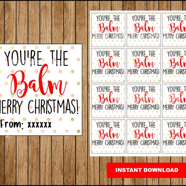 Youre the Balm Printable - Etsy