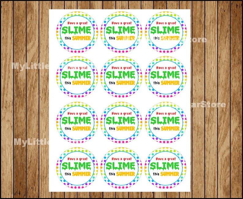 End of School Year Gift Tag Have a Great Slime Summer Tag | Etsy