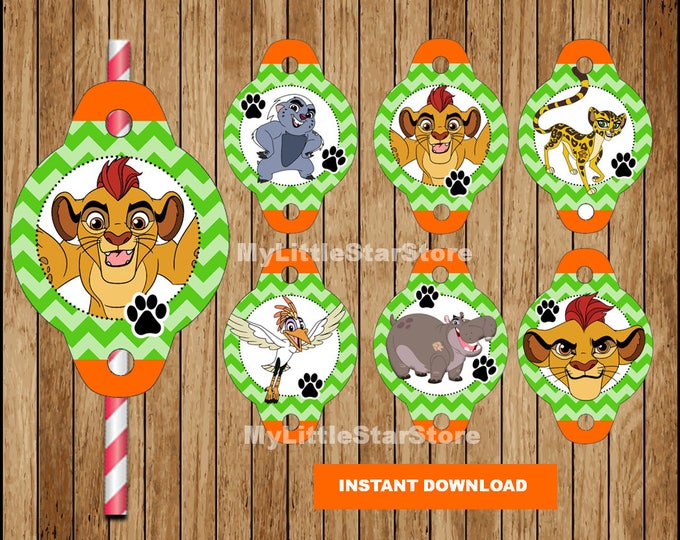 Lion Guard Thank You Tags, Printable Lion Guard Tags, Lion Guard Party ...