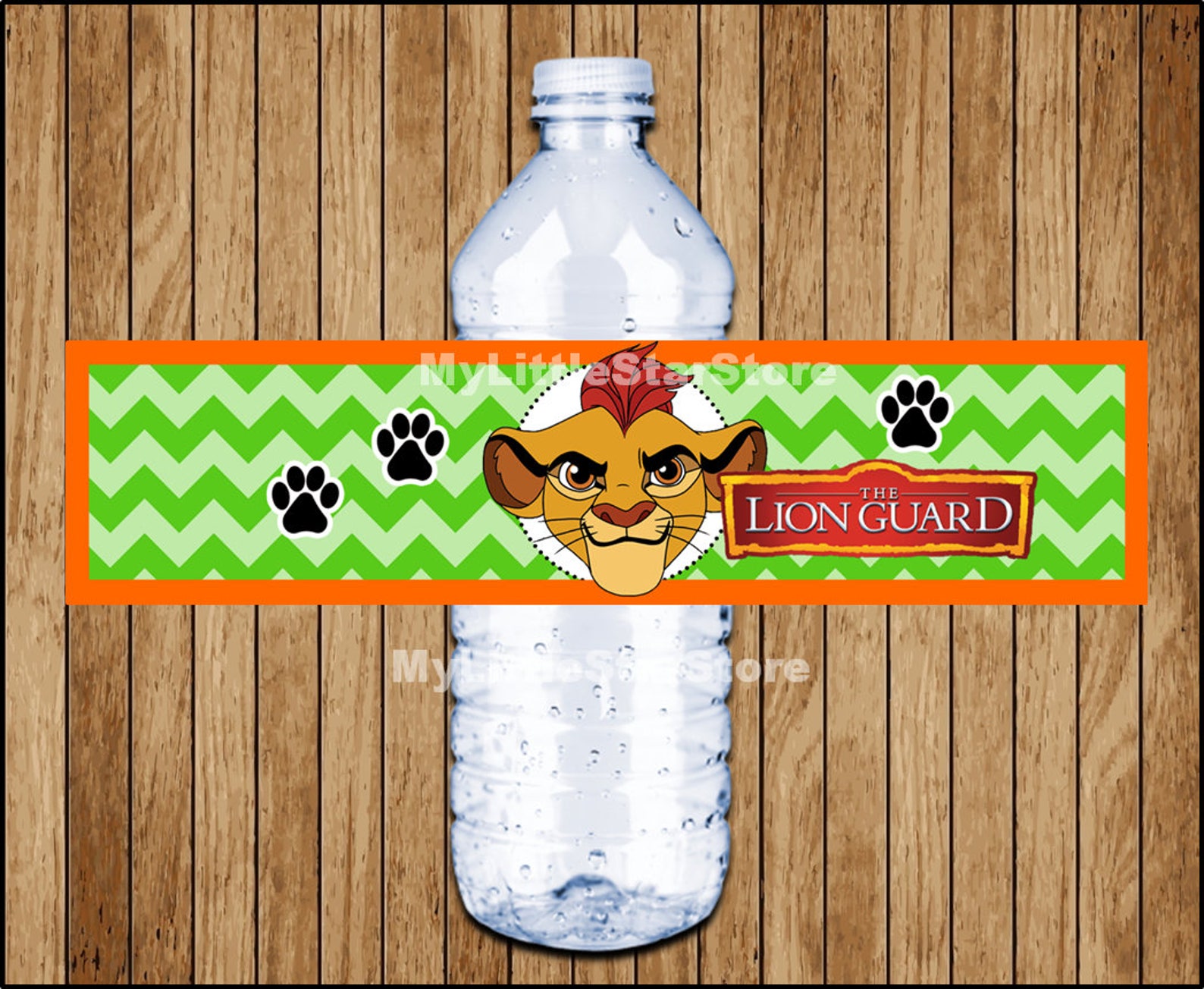 Lion Guard Bottle Labels Printable Lion Guard Water Bottle - Etsy