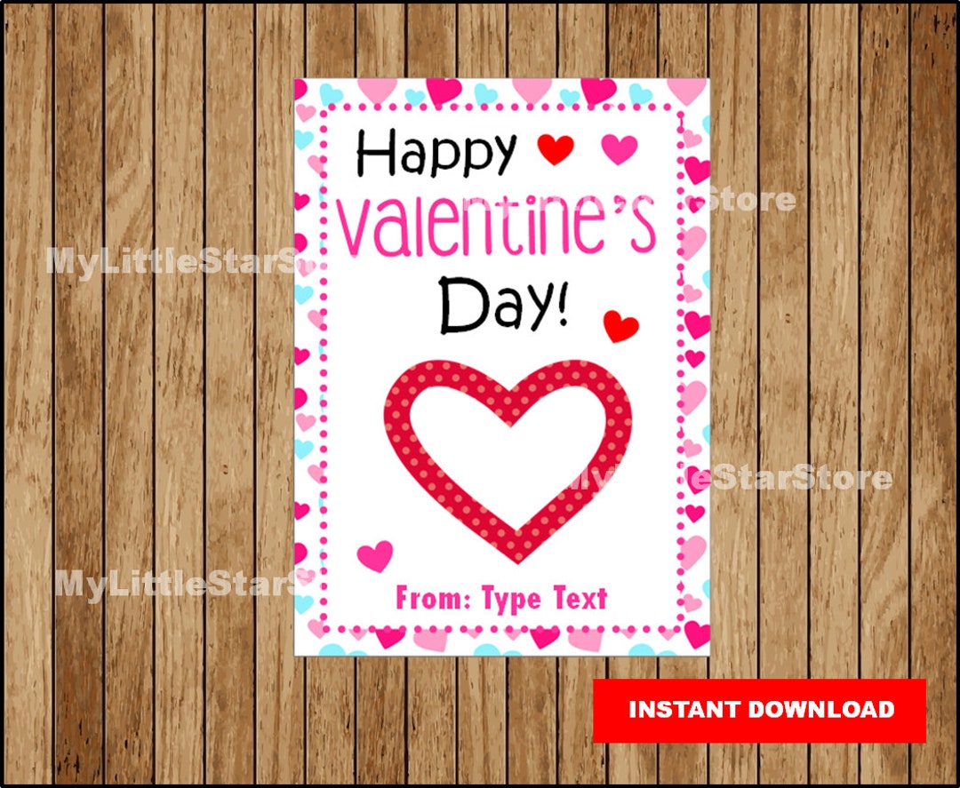 Hearts Valentines Cards, School Valentine Cards, Hearts Valentine's ...