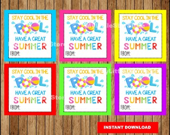 Have a Cool Summer Gift Tags Printable End of the School Year | Etsy