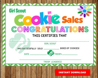Printable Girl Scout Cookie Booth Banner - Etsy