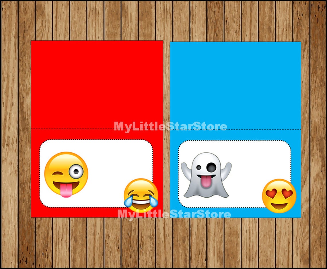 Emoji Food Labels, Printable Emoji Food Tent Cards, Emoji Party Food ...