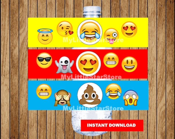 Emoji Banner, Printable Emoji Triangle Banner, Emoji Party Banner ...