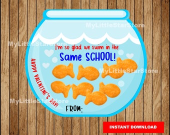 Fish Bowl Valentine | Etsy