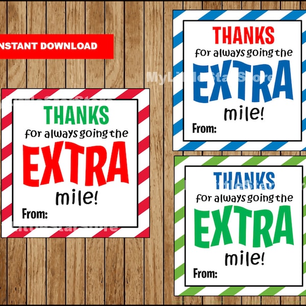 Extra Mile - Etsy