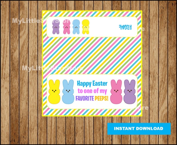 Easter Treat Treat Bags Toppers Happy Easter to One of My - Etsy