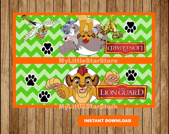 Lion Guard Thank You Tags, Printable Lion Guard Tags, Lion Guard Party ...