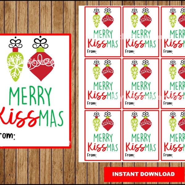 Merry Kissmas - Etsy