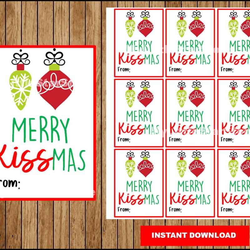 Merry Kissmas - Etsy