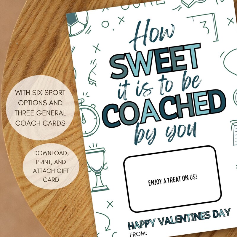 Valentines Day Coach Card - Etsy