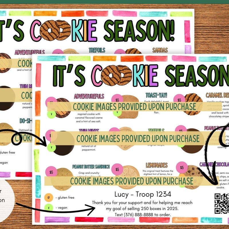 Girl Scout Cookie Booth - Etsy