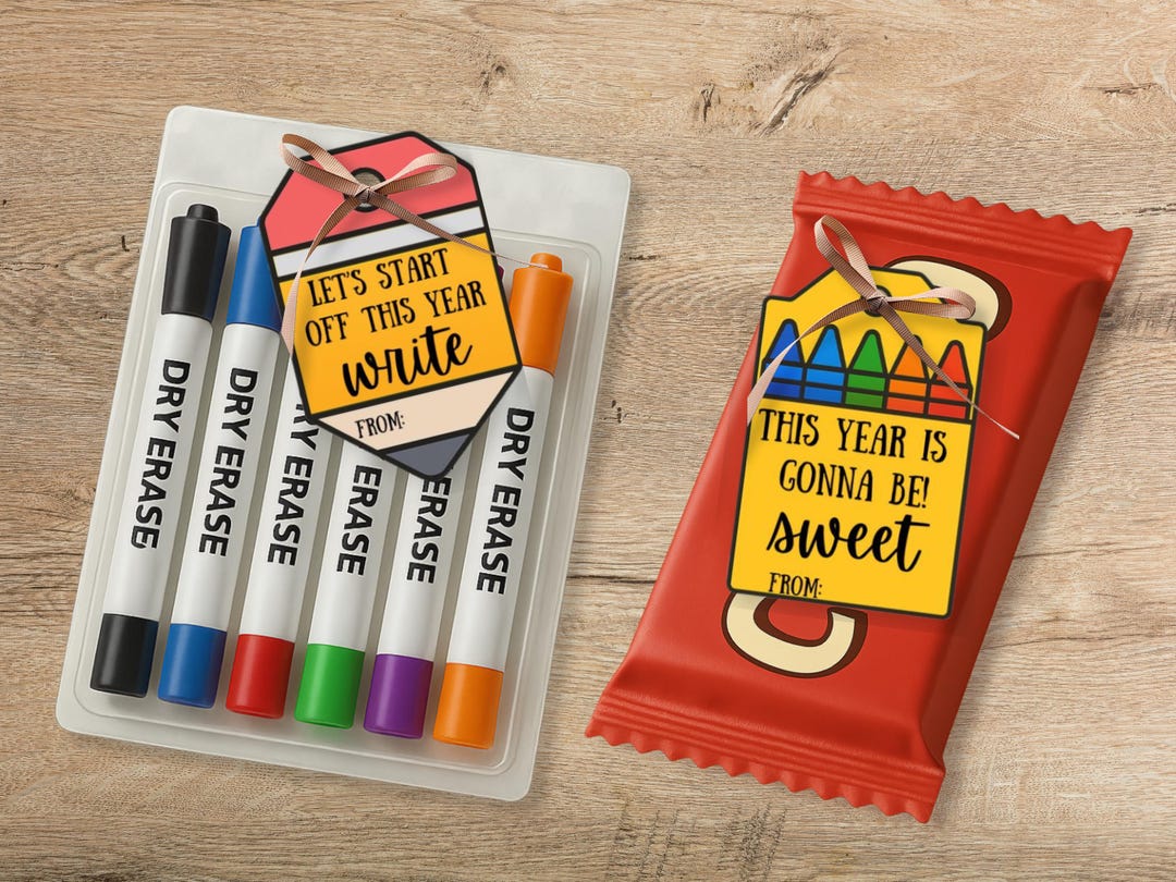 Gift Tags for New School Year | Back to School Present for Teacher ...