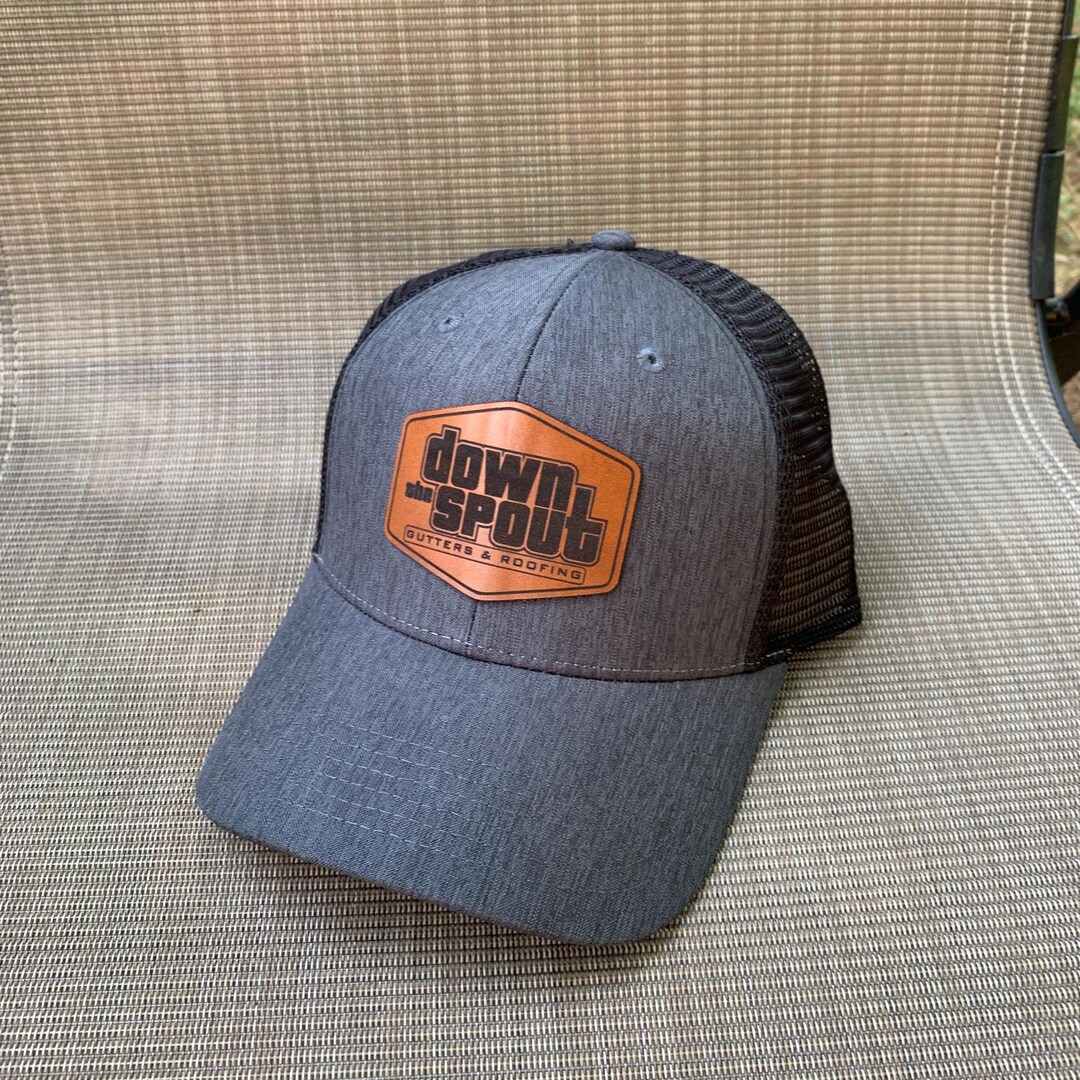 Custom Leather Patch Ponytail Hat, Custom Ponytail Caps, High Ponytail ...