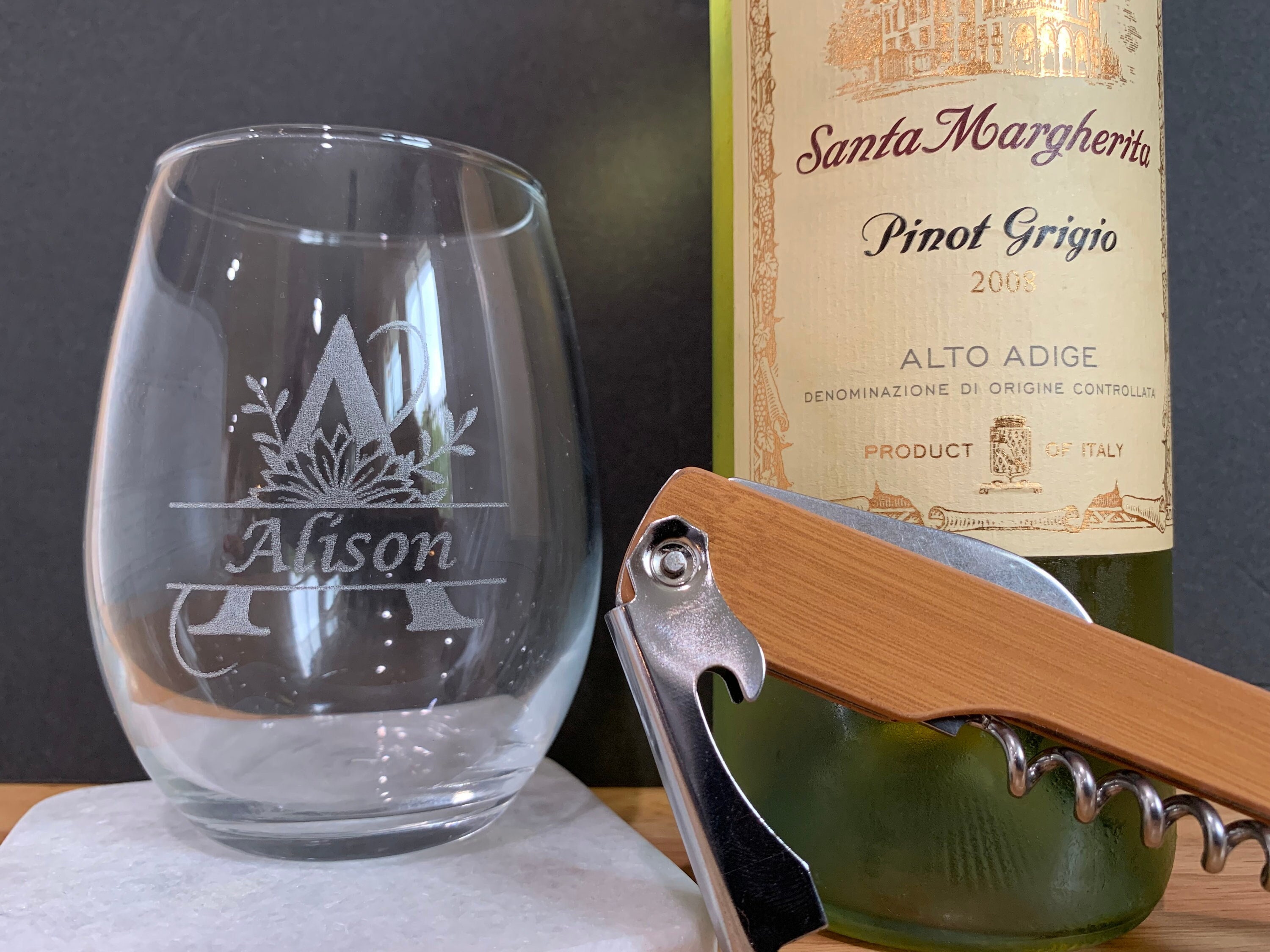 Personalized Stemless Wine Glass Engraved Wine Glass Custom - Etsy