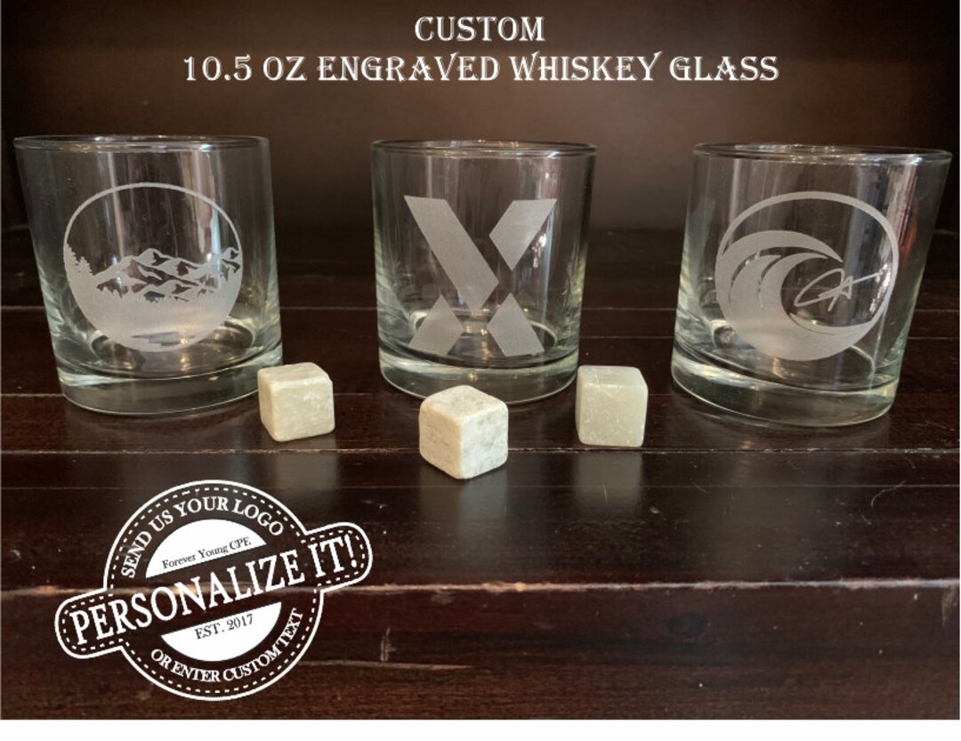 Personalized Whiskey Glass, Engraved Whiskey Glass, Custom Whiskey ...