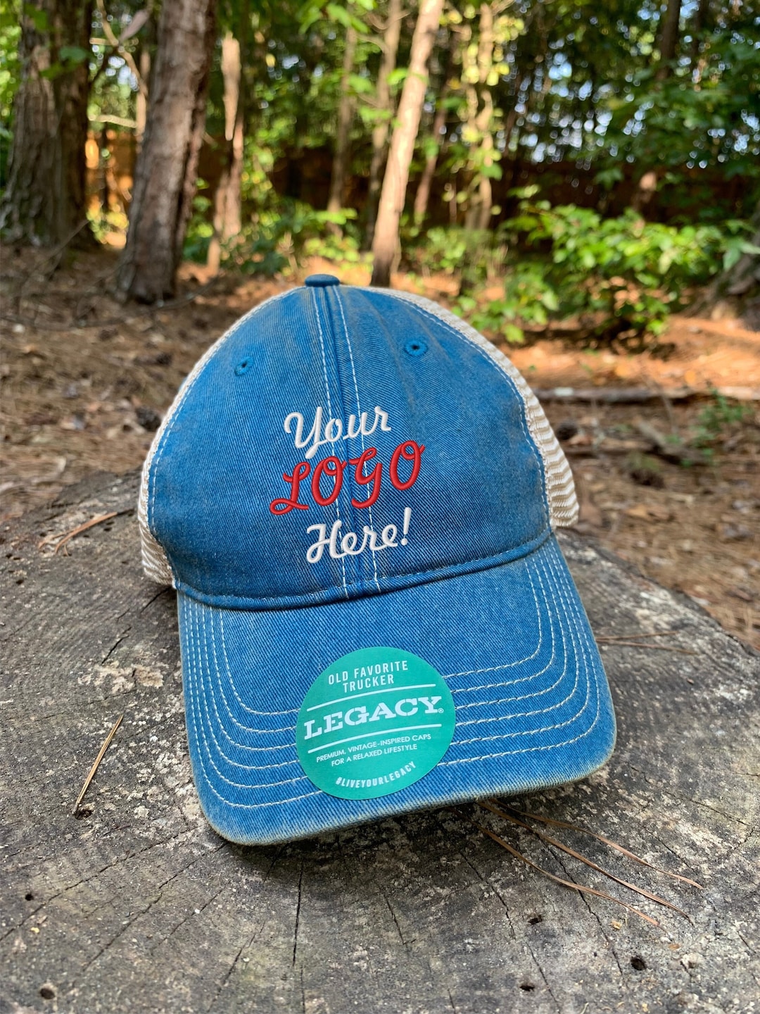 Custom Embroidered Hats, Non-structured Hat, Legacy Hats, Custom Text ...