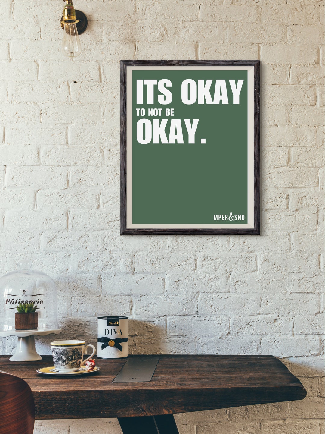 Its Okay to Not Be Okay Poster - Etsy