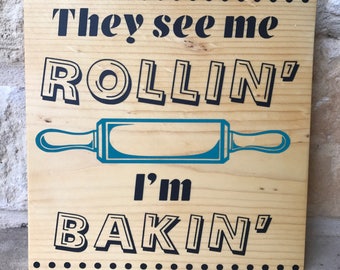 Funny baking sayings | Etsy