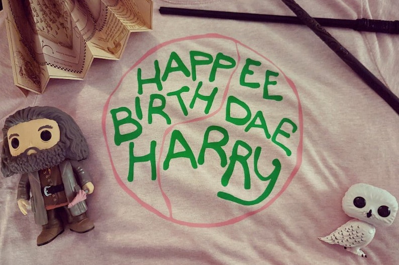 SVG Happee Birthdae Harry Hagrid Wizard School Magic - Etsy