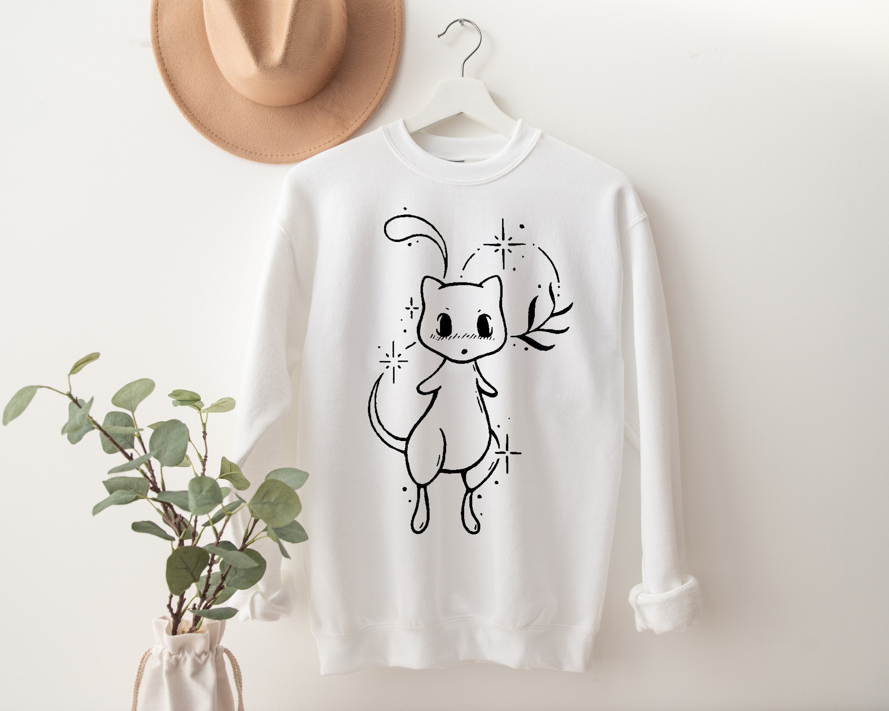 SVG - Poke Legendary Pink Mew Sparkle - Etsy