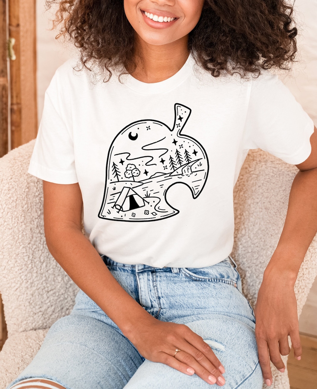 SVG - Crossing Chibi Animals Leaf Raccoon Camp Pocket - Etsy