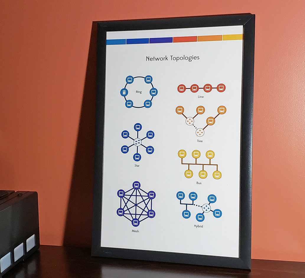 Types of Network Topology in Computer Networks, Professional Computer ...