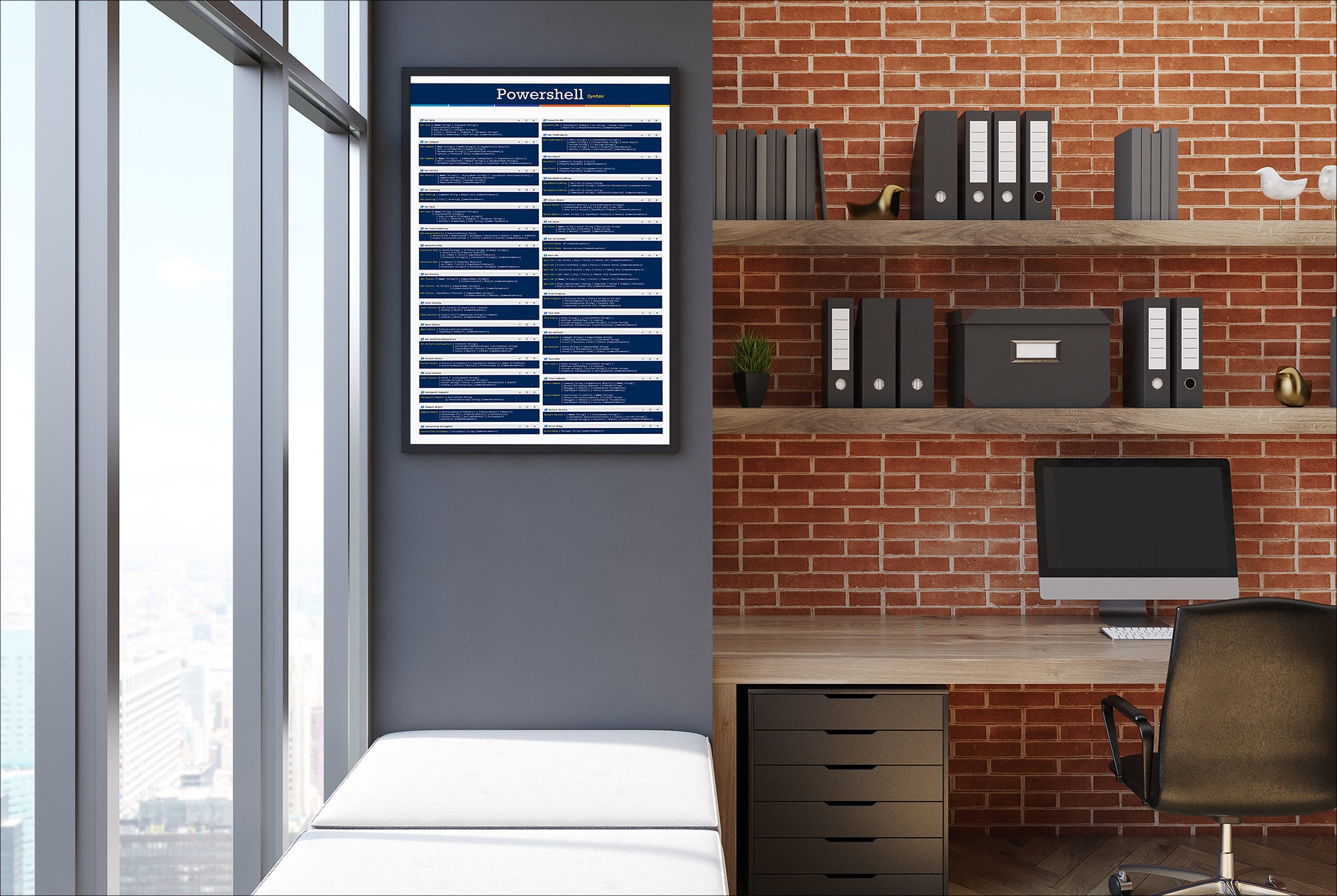 Powershell Syntax Poster Professional Computer Artwork - Etsy UK