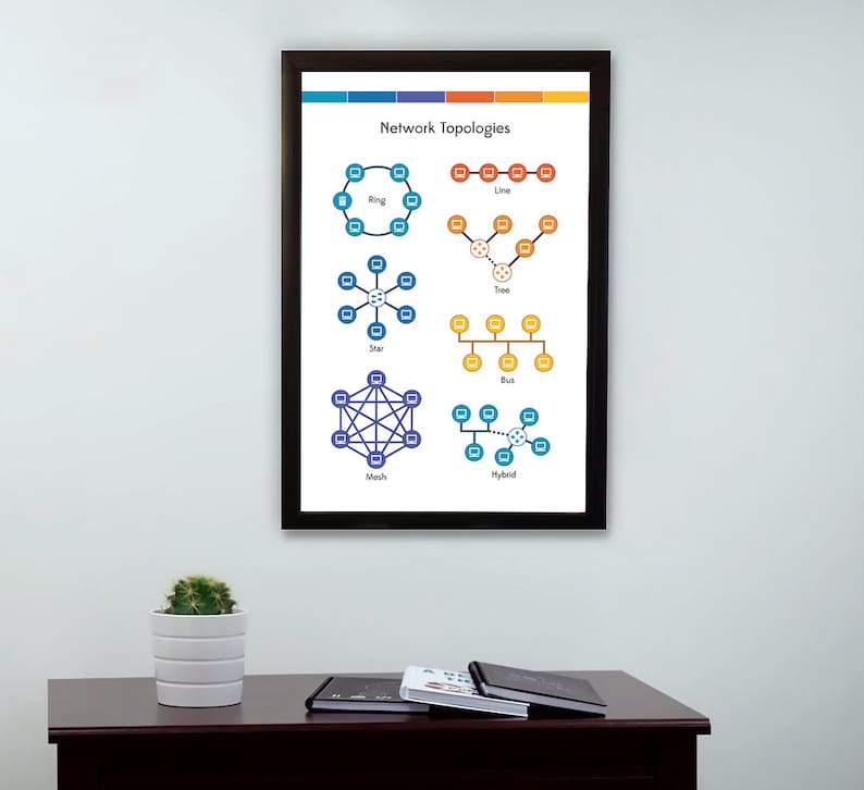 Types of Network Topology in Computer Networks, Professional Computer ...