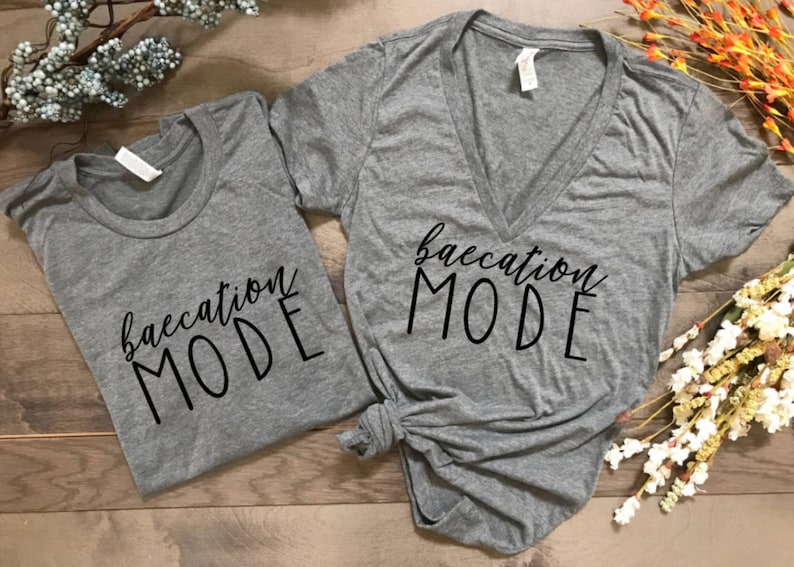 Baecation Mode Honeymoon Vibes Honeymoon Shirts Wedding - Etsy
